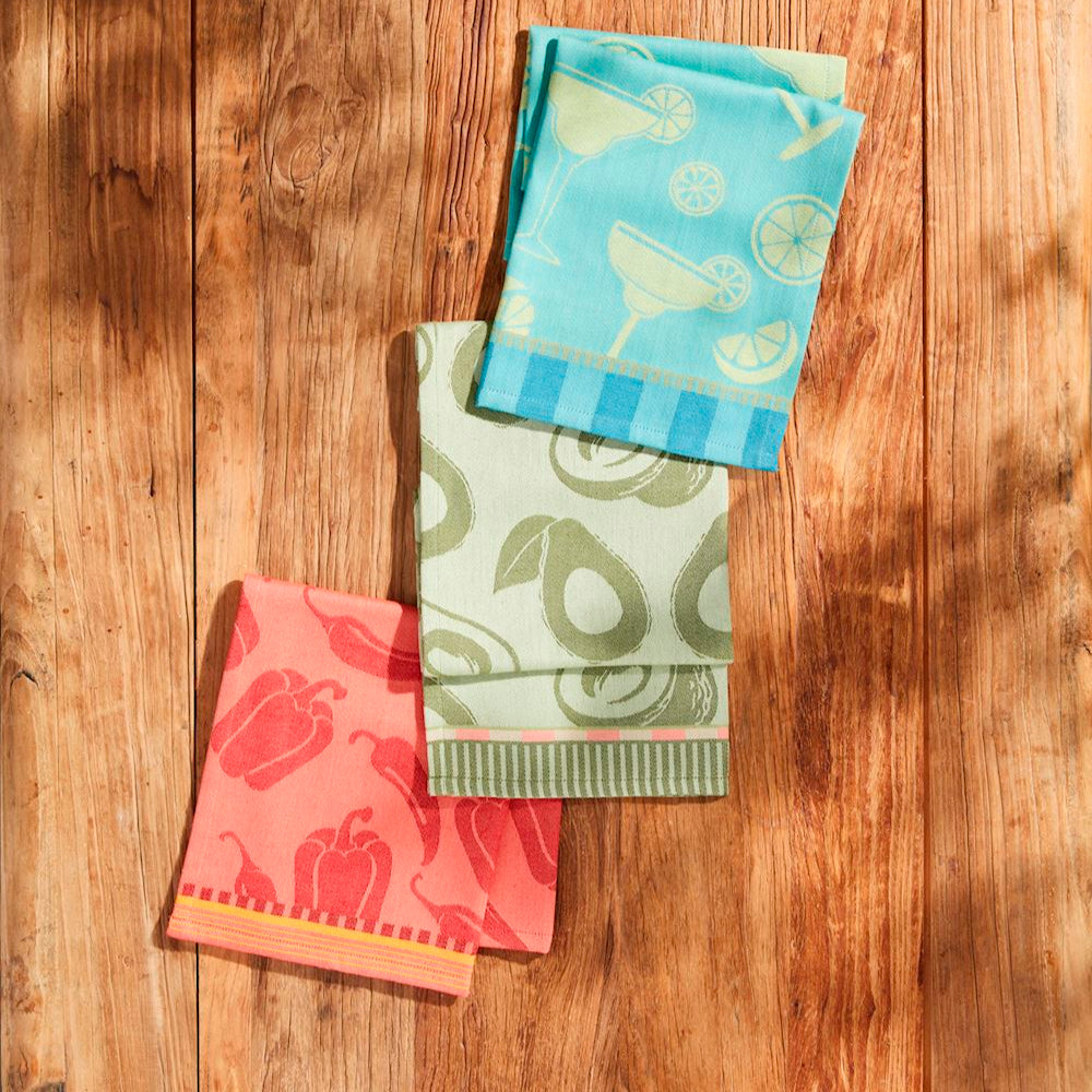 Fiesta Jacquard Towels - 3 Styles – give.