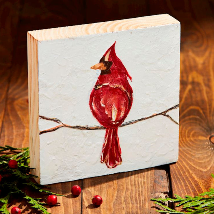 Cardinal Block Plaque – give.