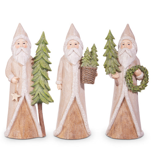 Natural Santa With Tree - 3 Styles – give.