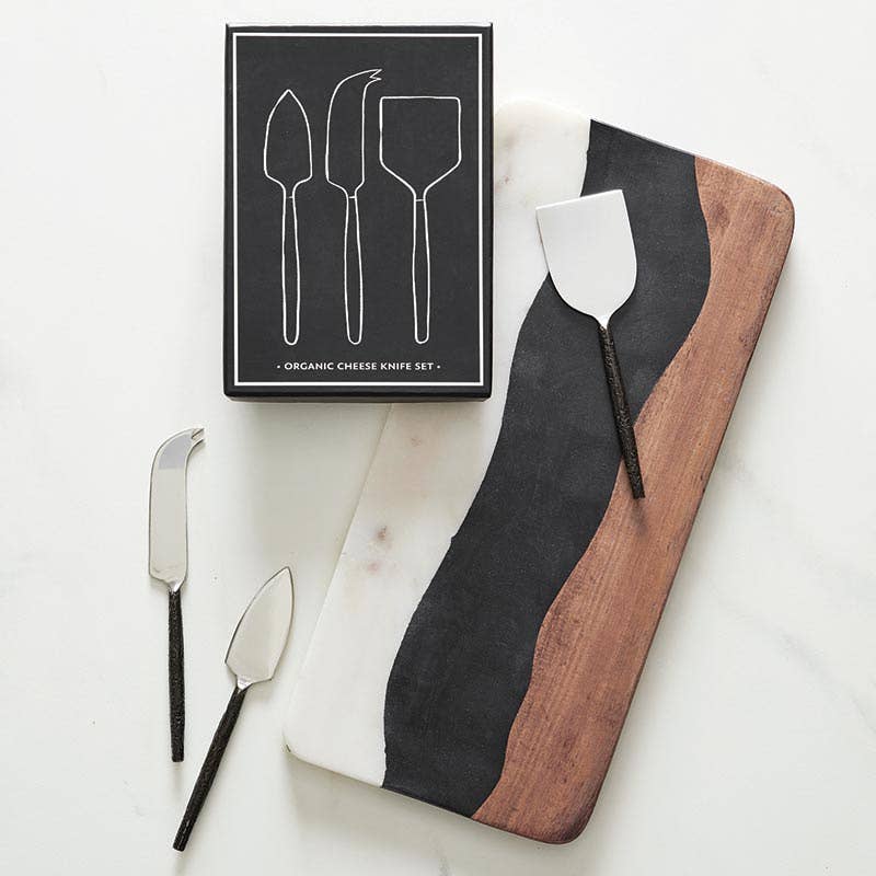 Marble + Wood Serving Board – give.