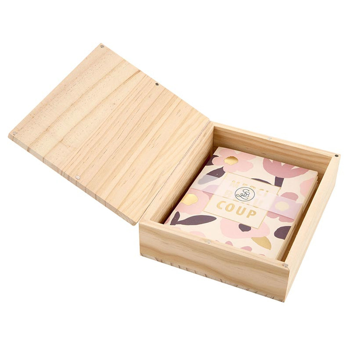 Wood Box Card Set - 4 Styles – give.