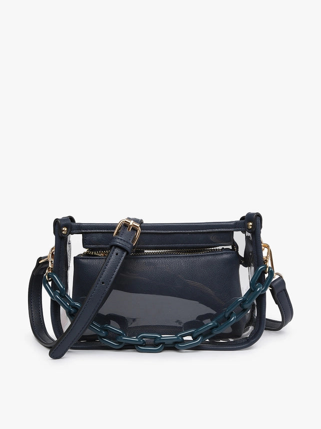 Jessica Clear Crossbody – give.