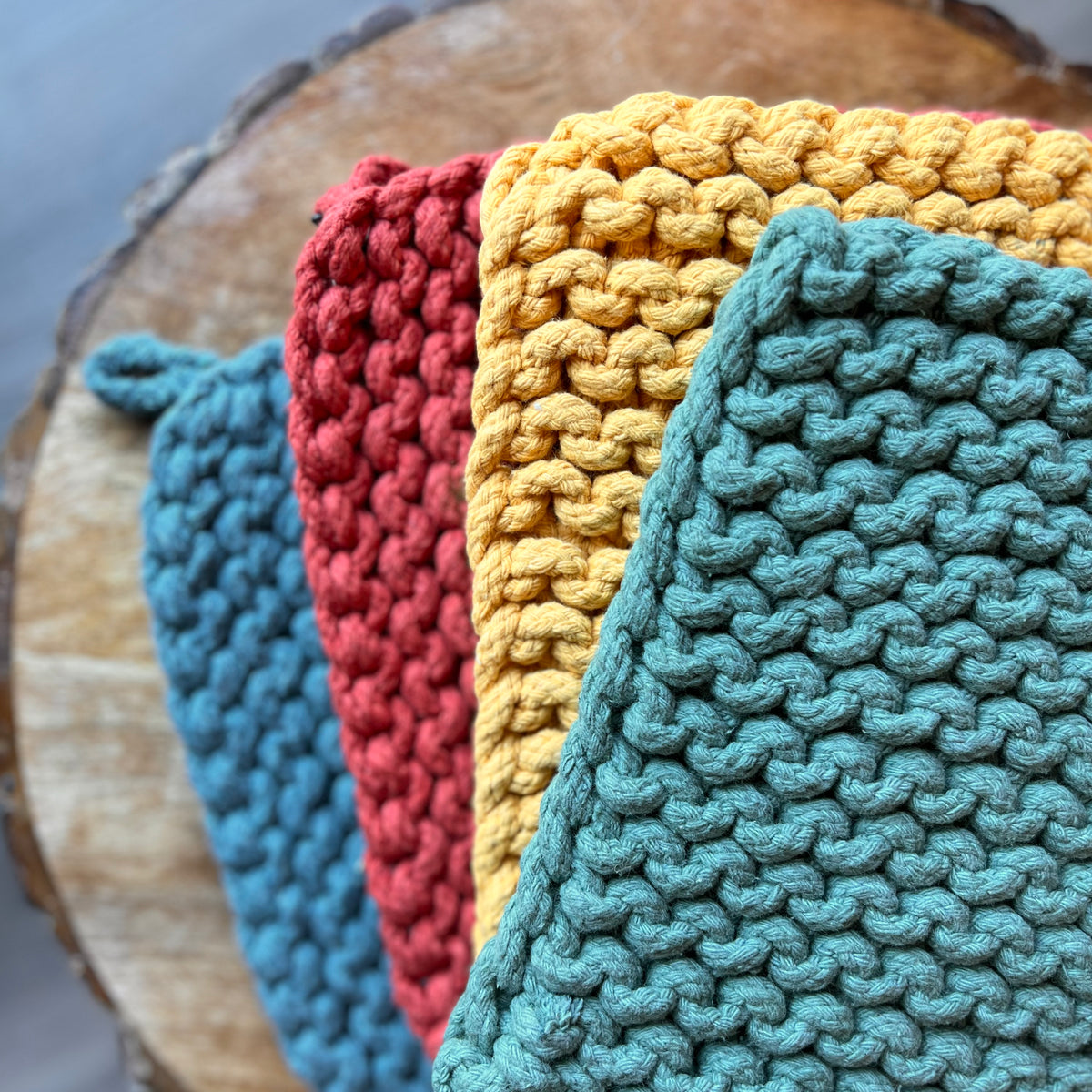 Knit Potholders by Danica Heirloom – give.