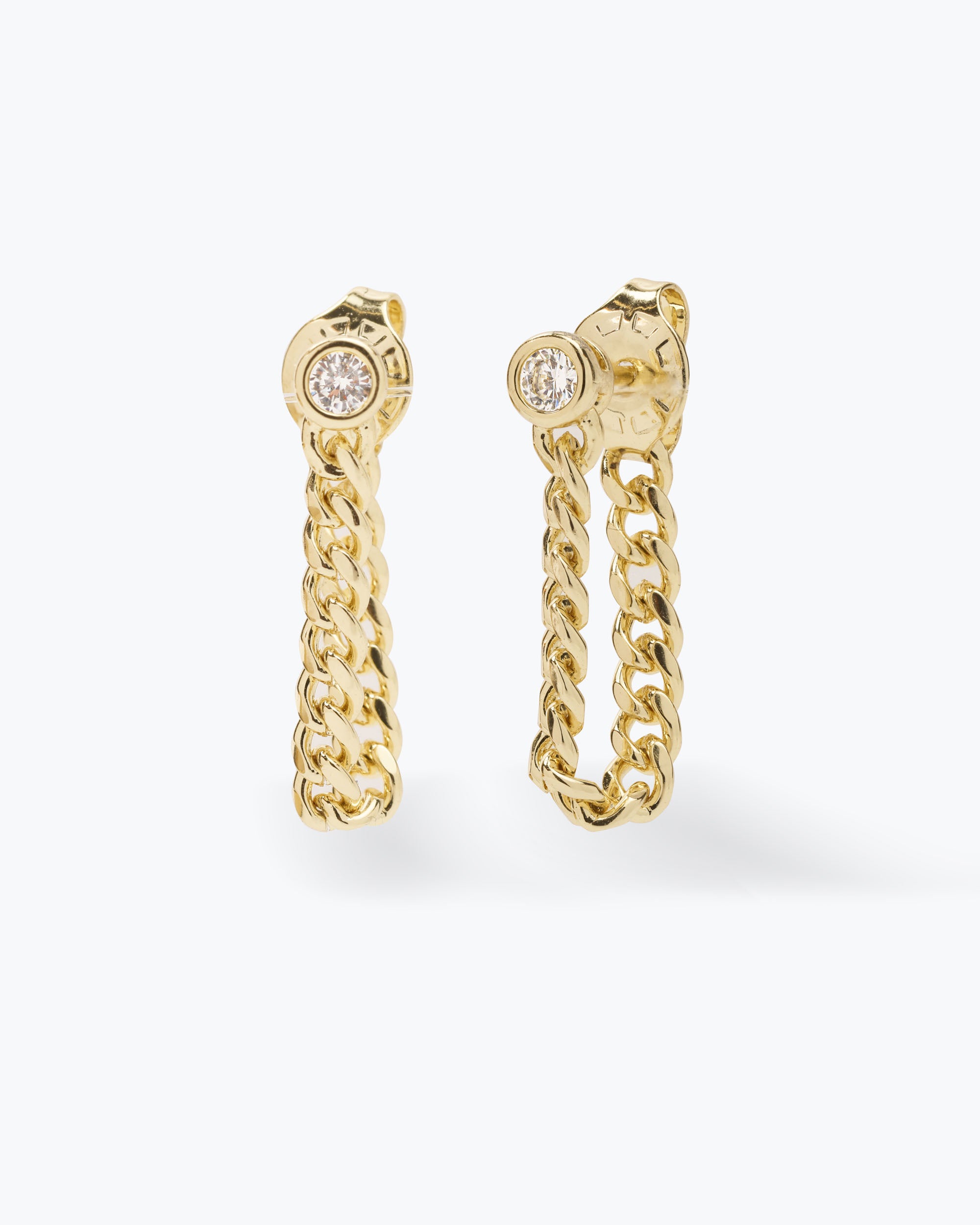 Baby Julian Soft Chain Hoops by Melinda Maria – give.